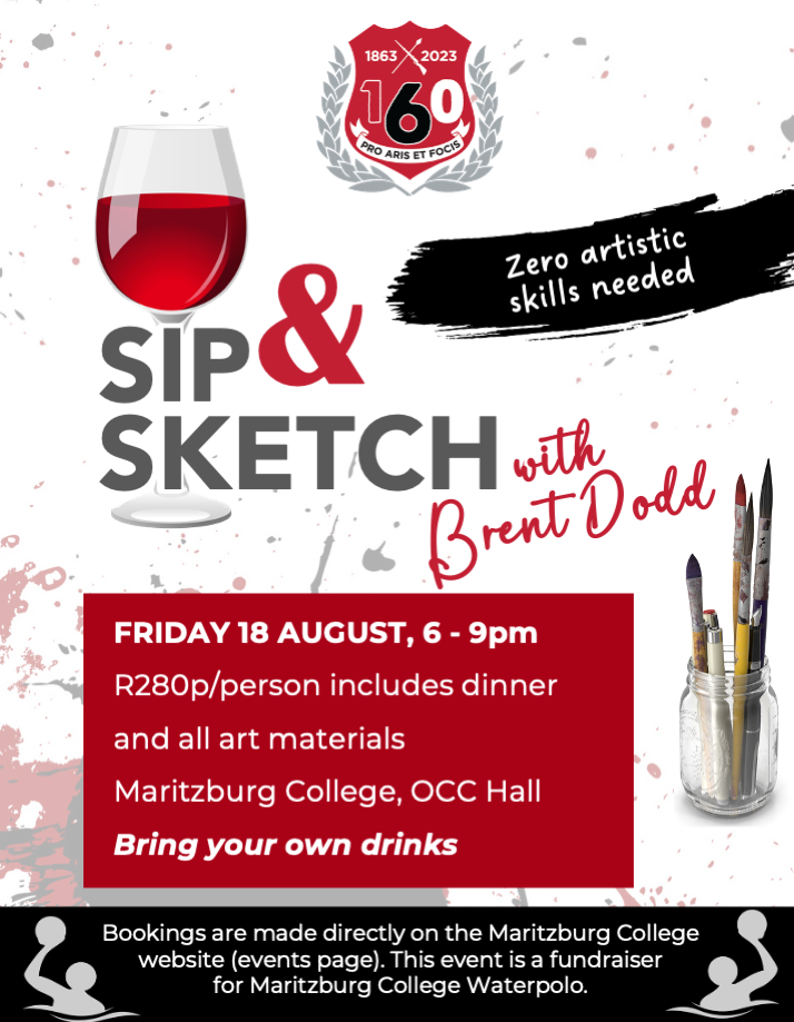 Sip+Sketch with Brent Dodd - Maritzburg College